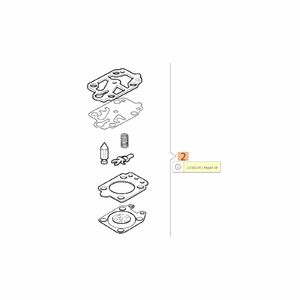 Oleo-Mac BCH 250 - 400 - 500 - PPH 250 karburátor javító készlet | kertmotor.hu kertigépek ...